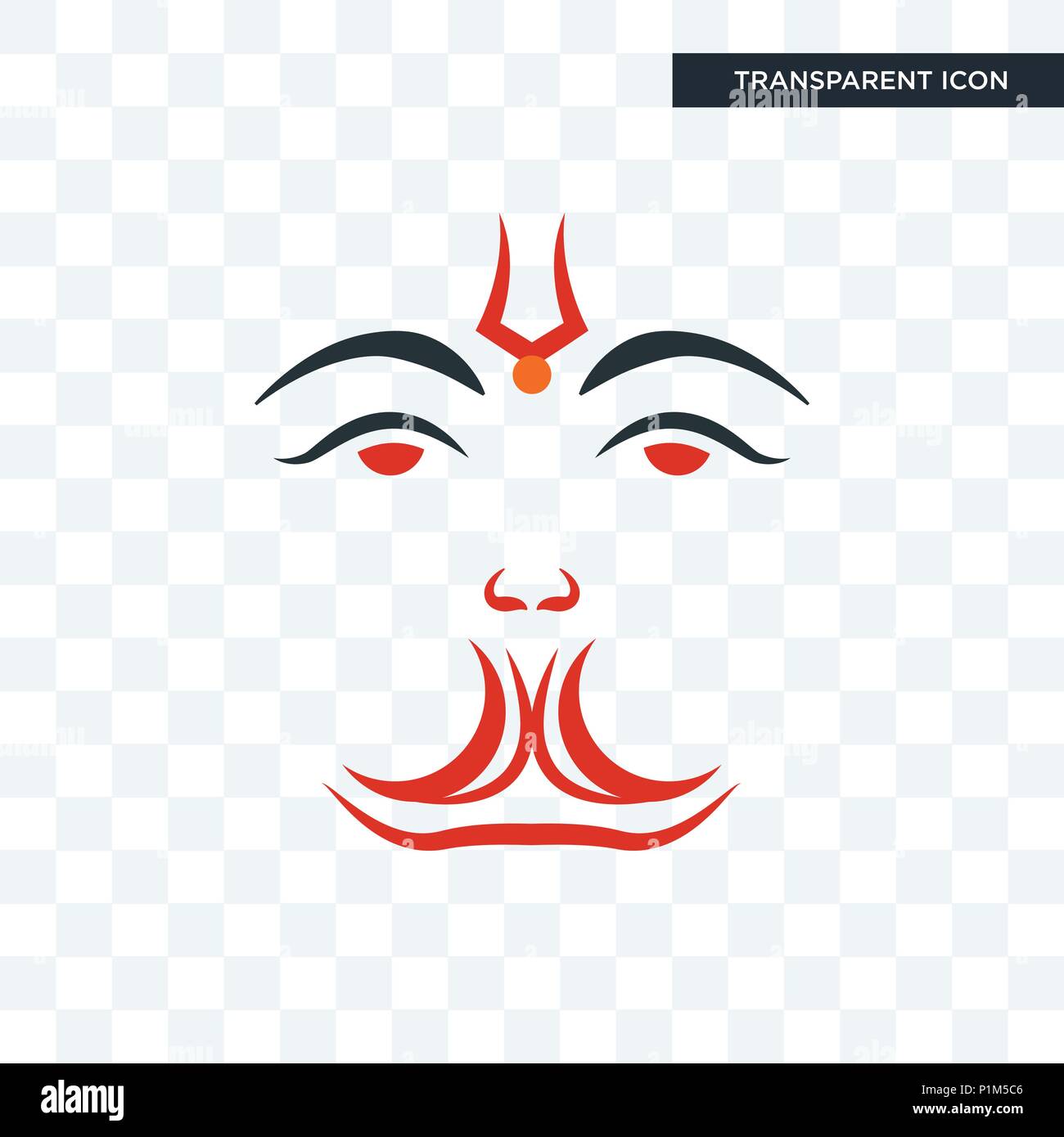 anjaneya vector icon isolated on transparent background, anjaneya logo ...