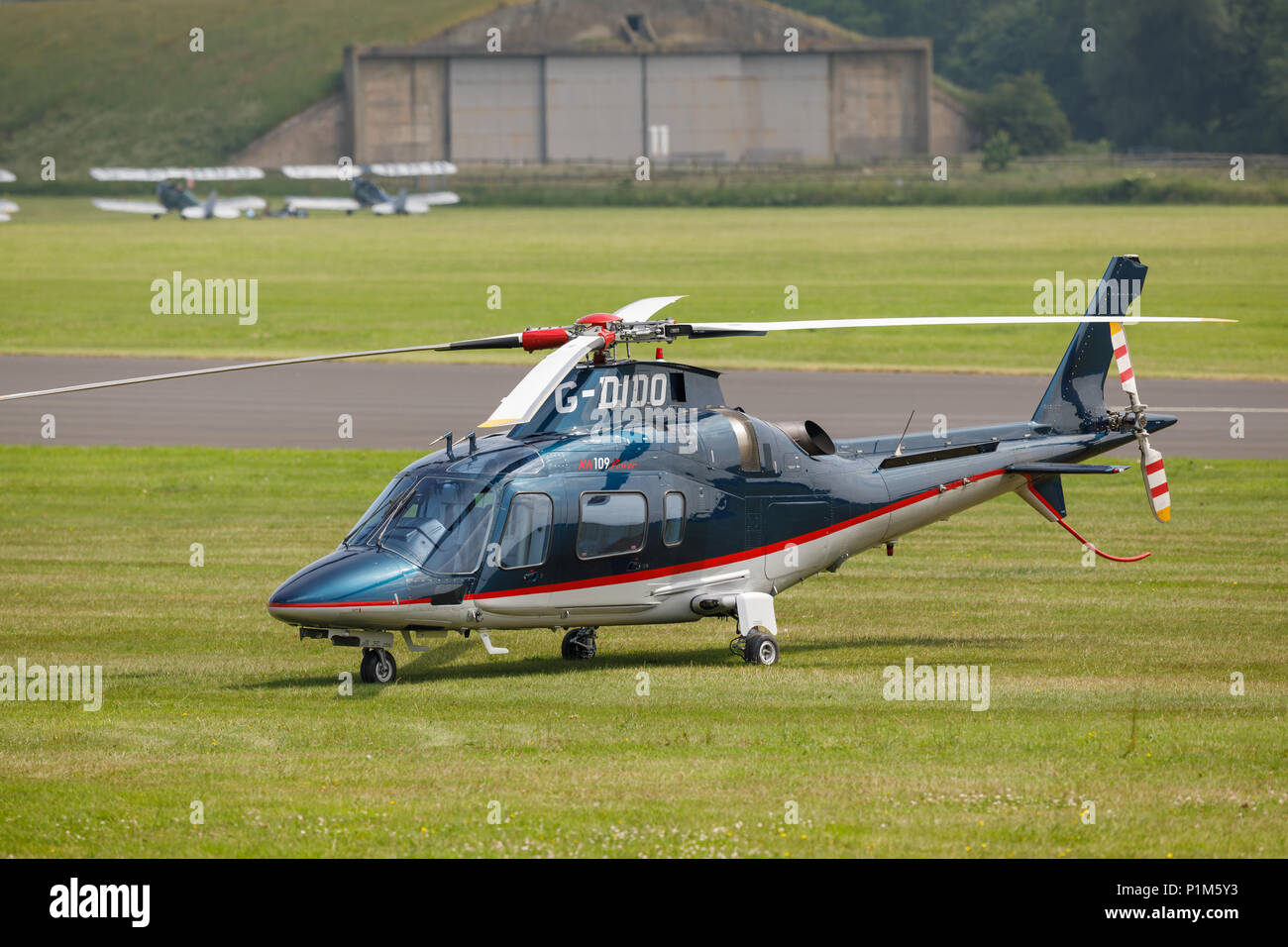 AgustaWestland AW109E helicopter operated by Castle Air Ltd. Developed ...