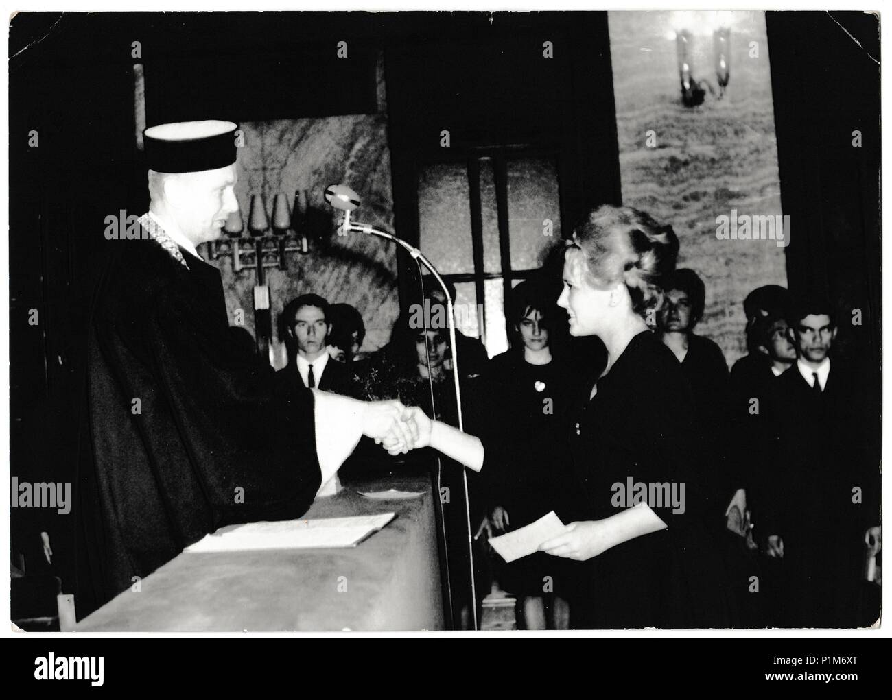 1950s college graduation hi-res stock photography and images - Alamy