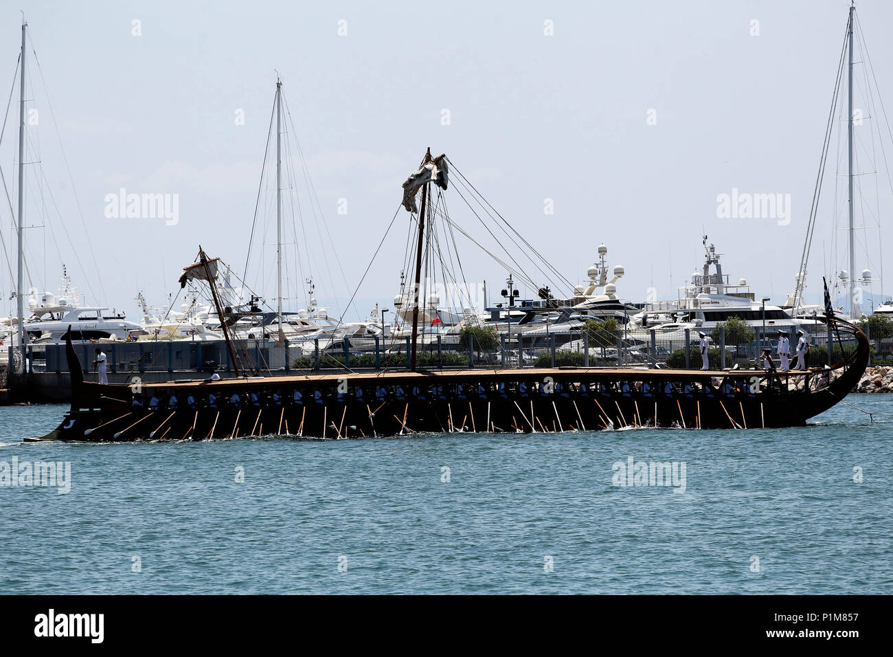 Olympias is a reconstruction of an ancient Athenian trireme and an ...