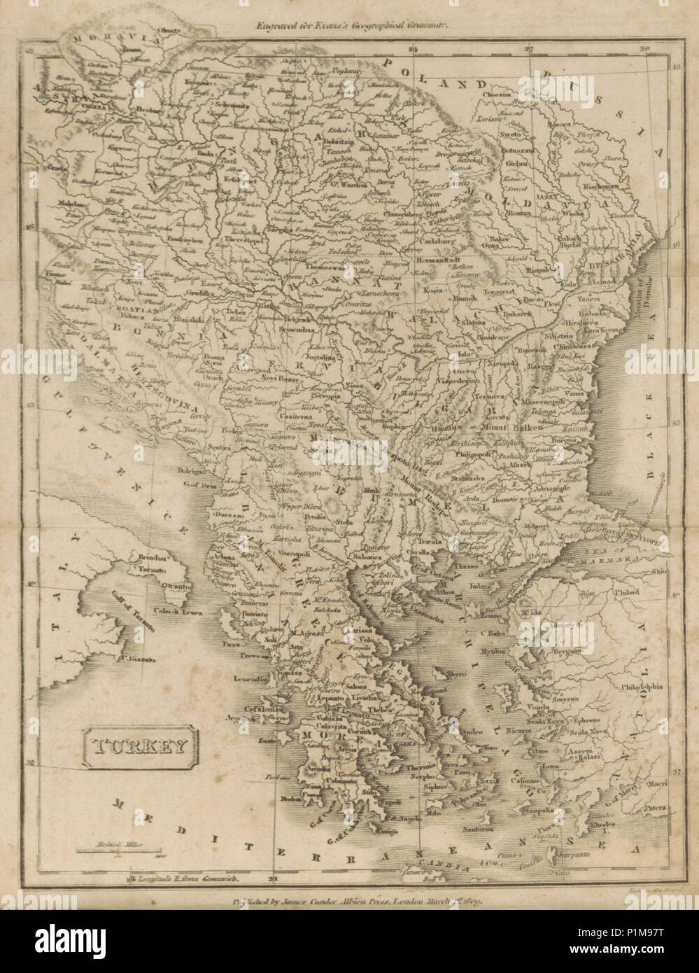 1811 map of europe hi-res stock photography and images - Alamy