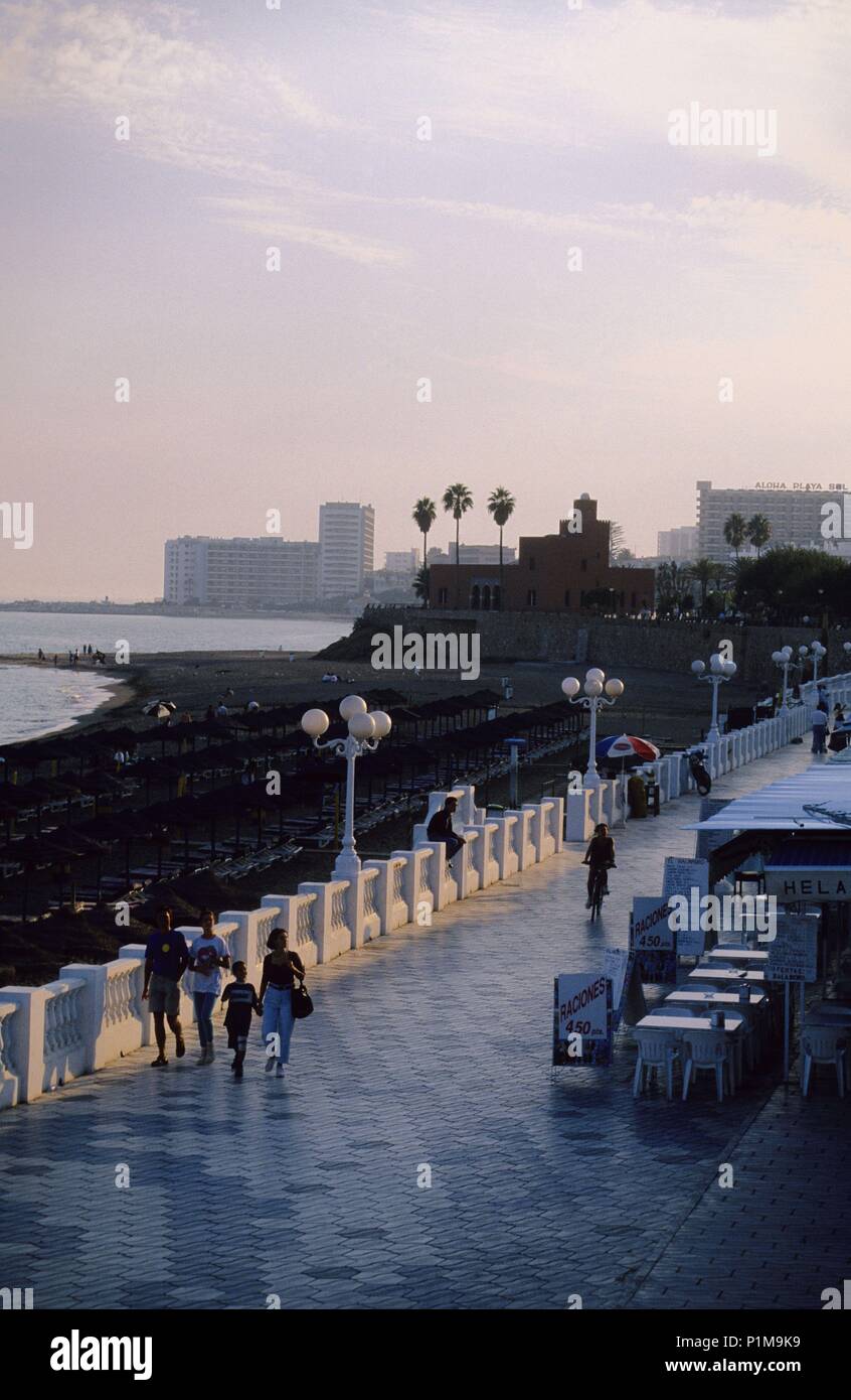 Beach promenade benalmadena costa costa hi-res stock photography and ...