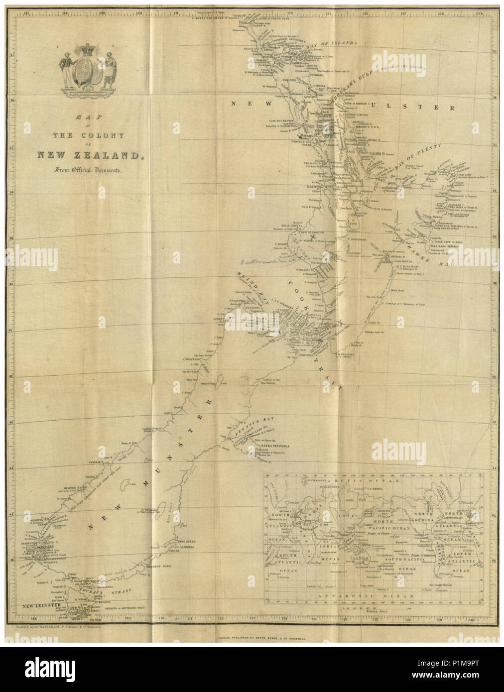 Map of the colony hi-res stock photography and images - Alamy