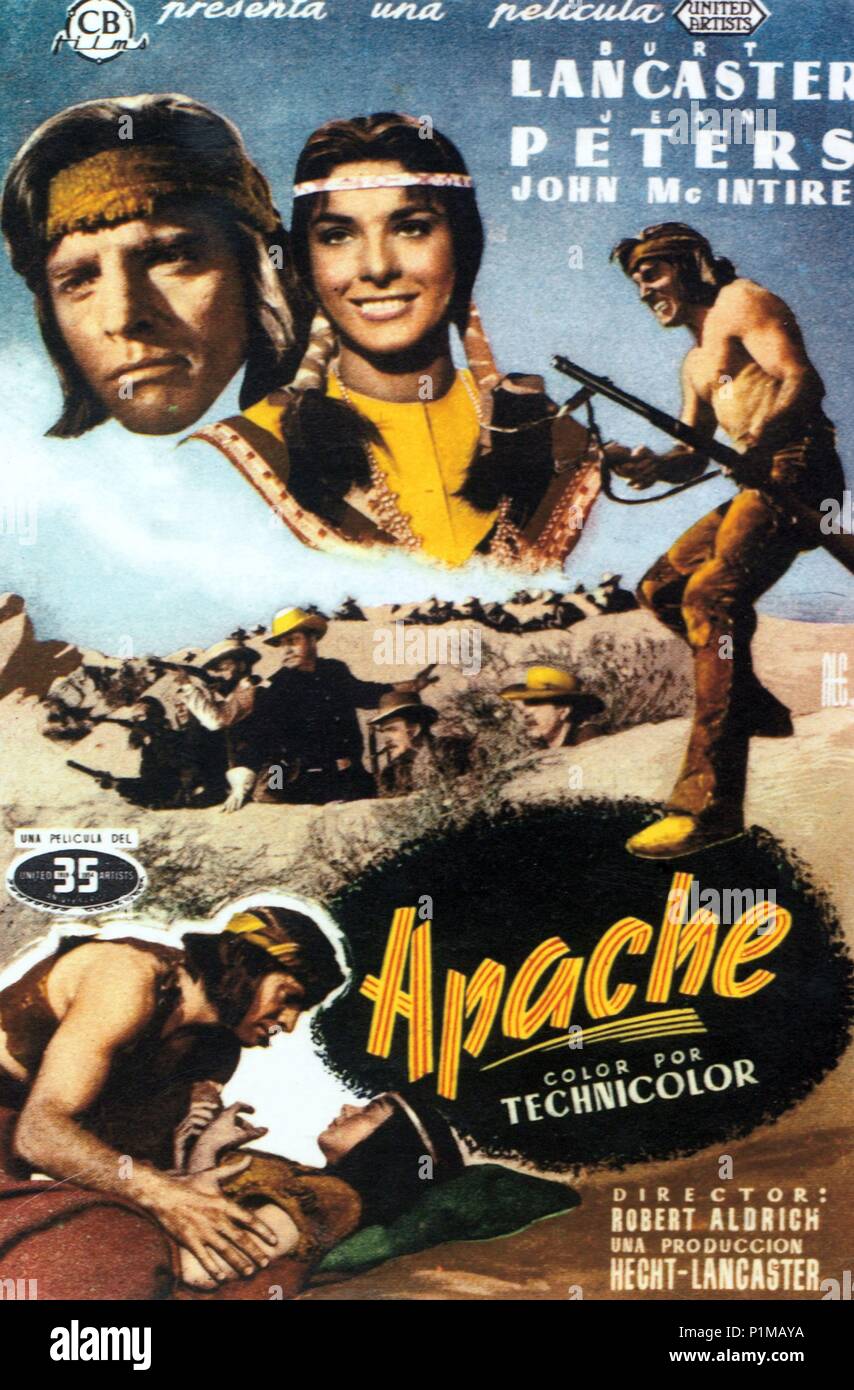 Original Film Title: APACHE. English Title: APACHE. Film Director: ROBERT ALDRICH. Year: 1954 ...