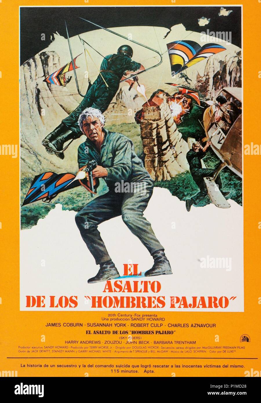 Original Film Title: SKY RIDERS. English Title: SKY RIDERS. Film ...