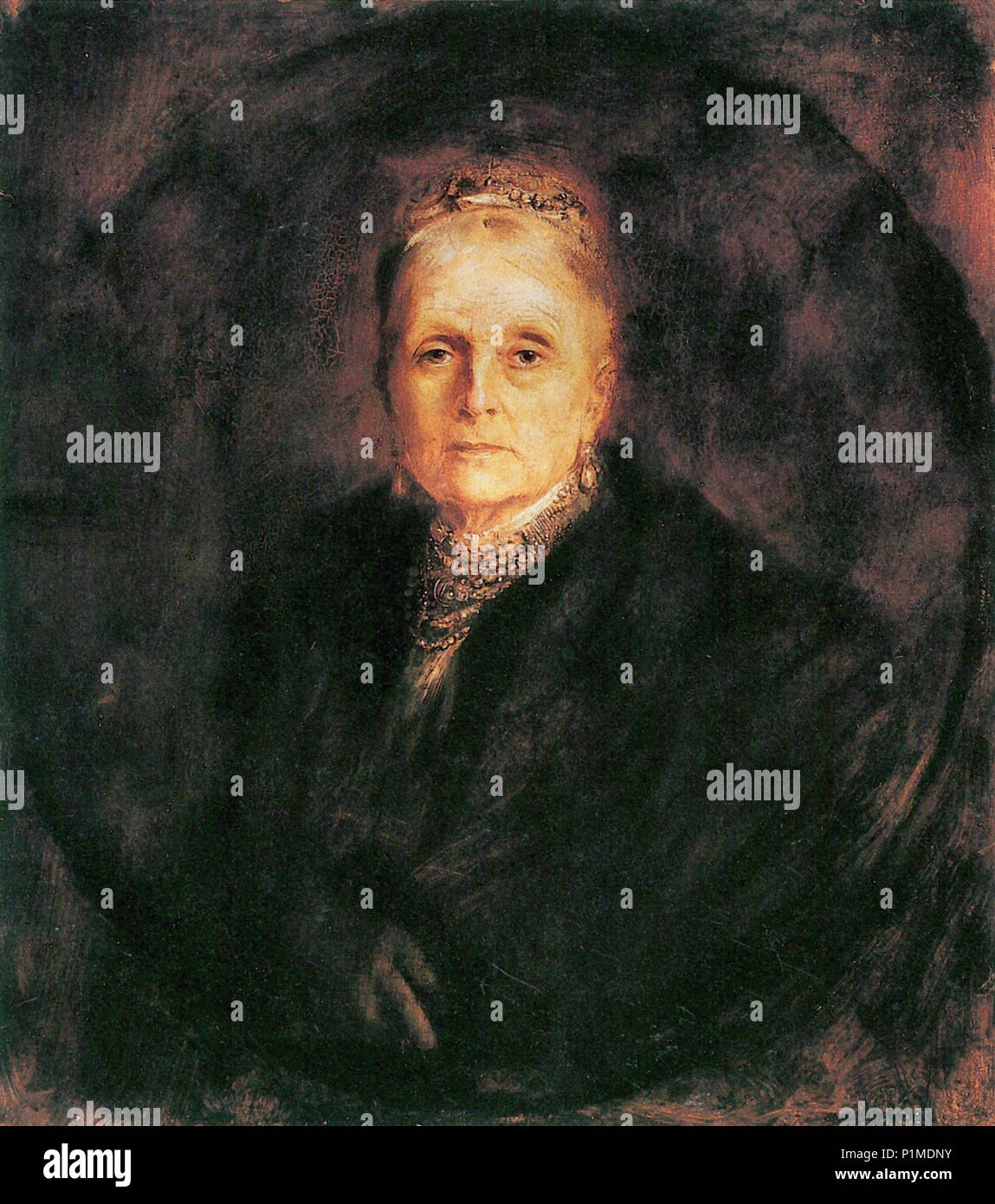 Lenbach Franz Von - Helene Freifrau Von Fabrice Stock Photo - Alamy