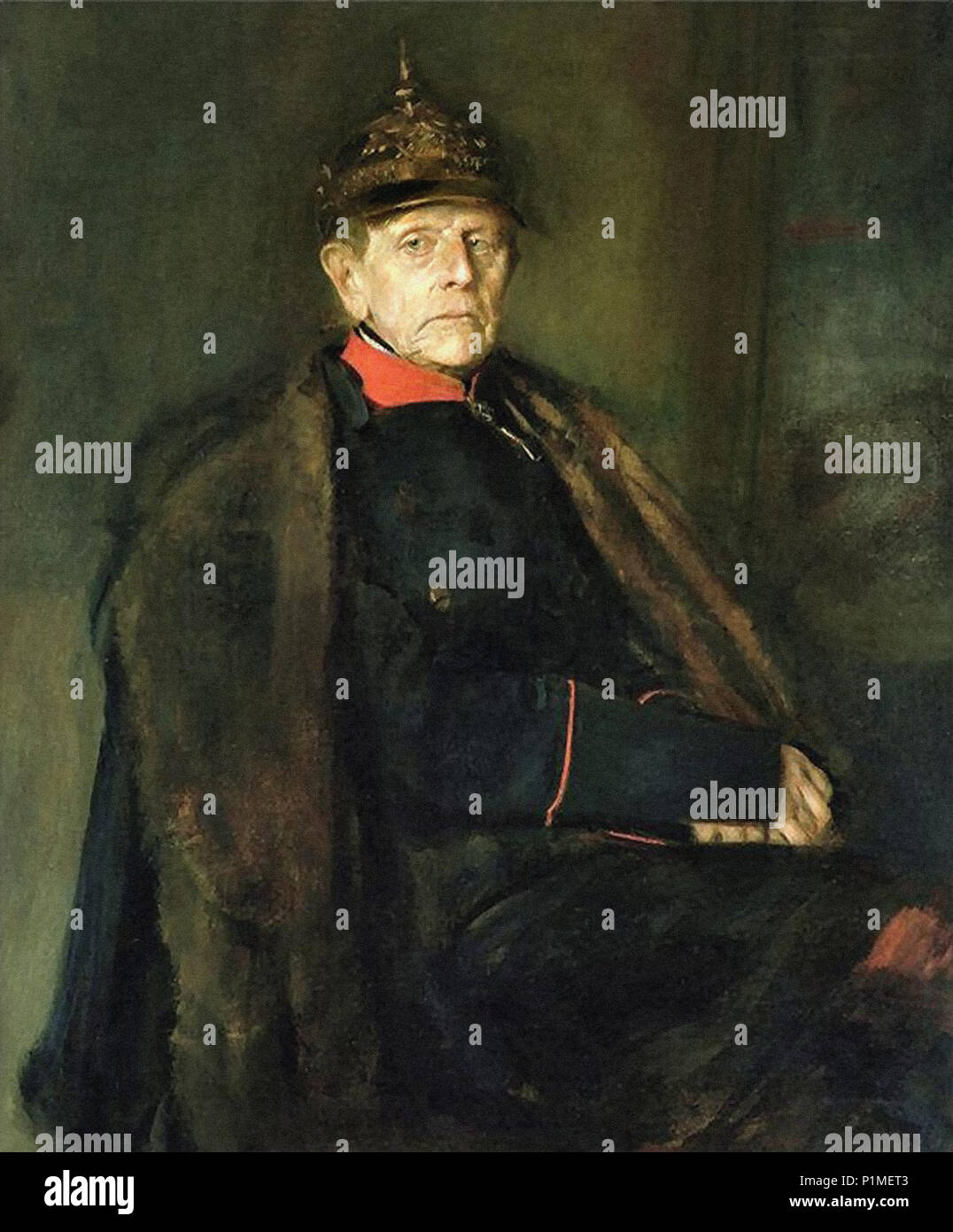 Lenbach Franz Von - Portrait of General Fieldmarshal Helmuth Graf Von ...