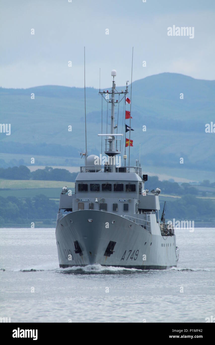 FS Panthere (A749), a Leopard-class training vessel operated by the ...