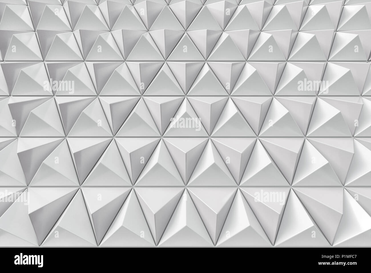 Monochrome abstract 3D minimalistic geometrical background of triangles ...
