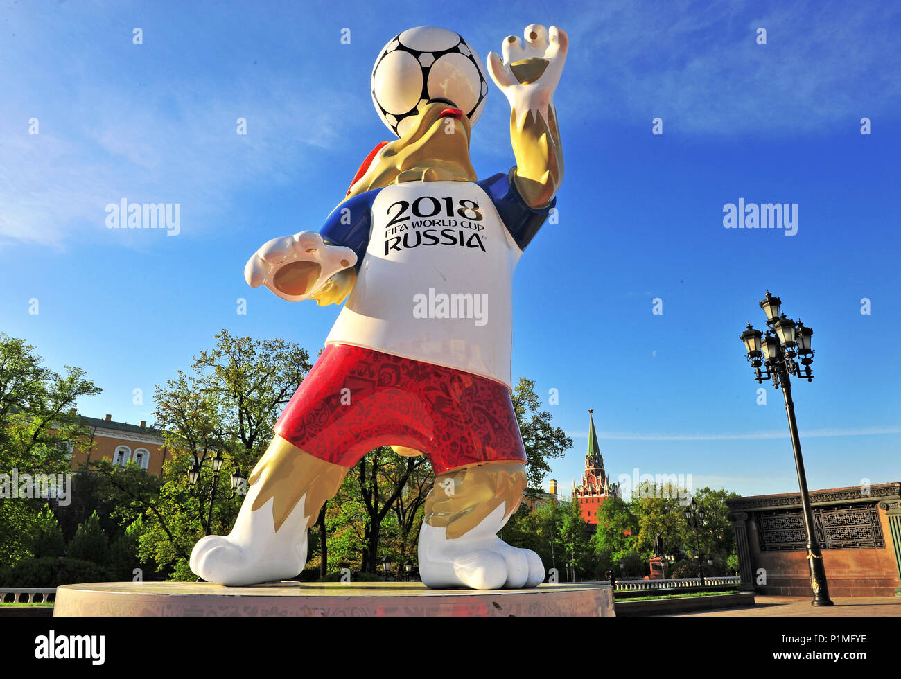 Moscow Russia May 08 Official Mascot Zabivaka Of Fifa World Cup