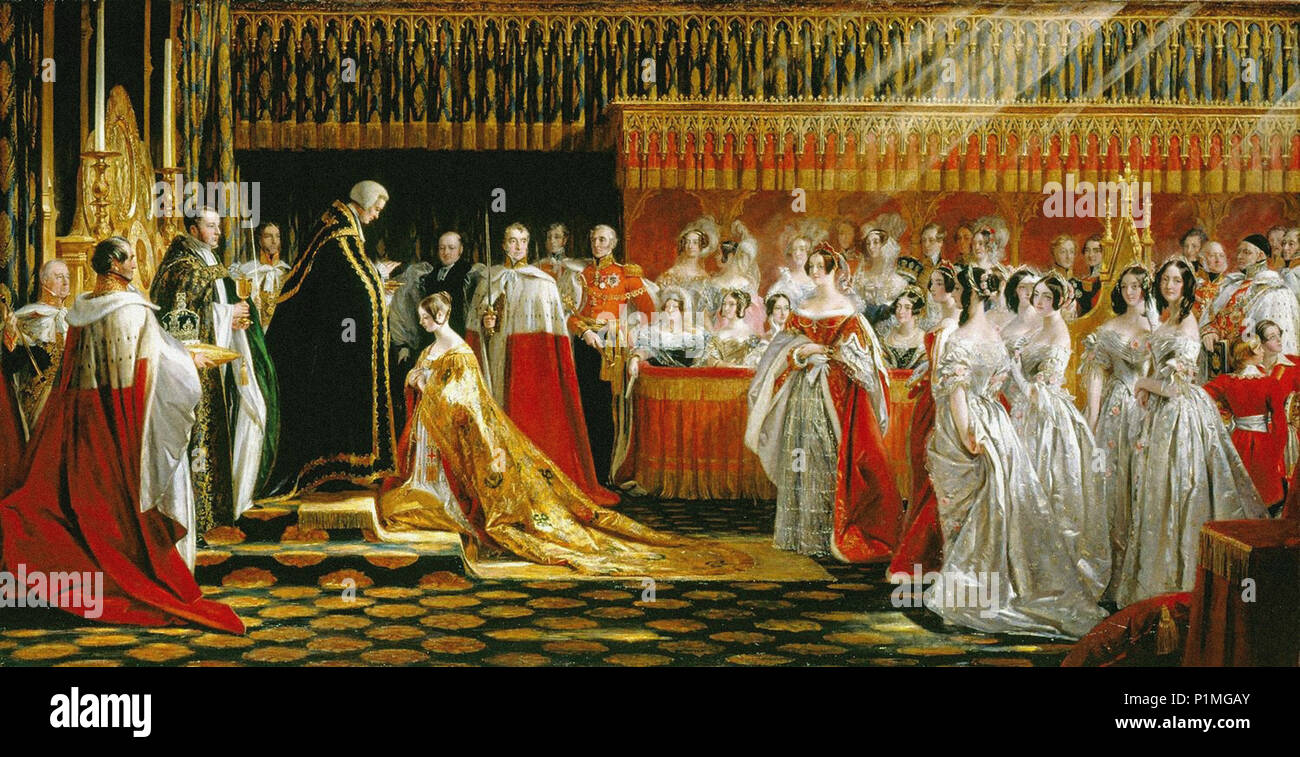 Coronation of queen victoria hi-res stock photography and images - Alamy