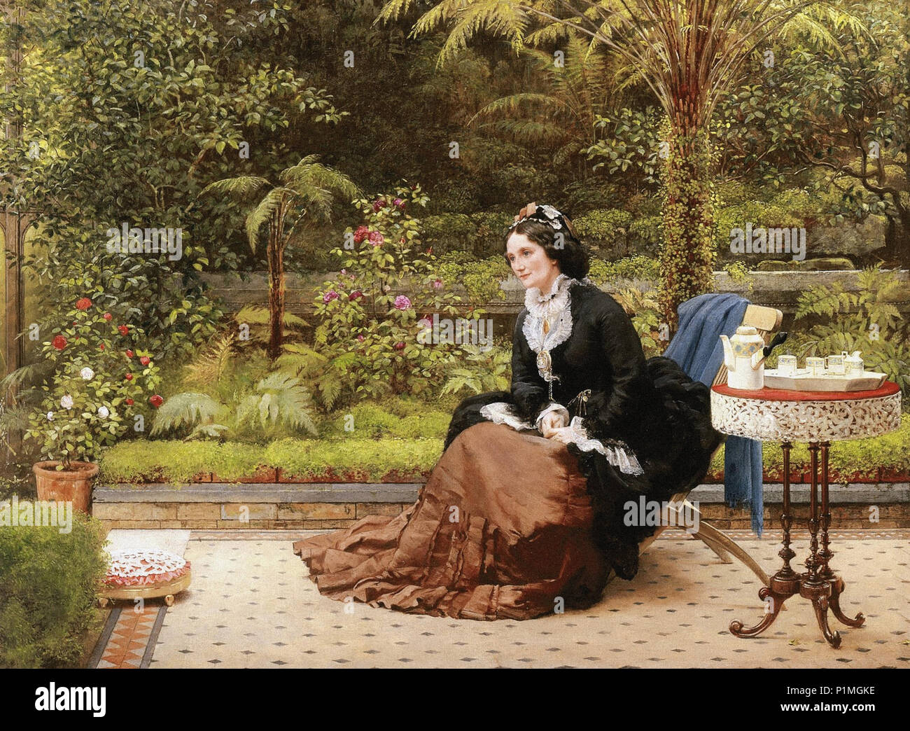 Leslie George Dunlop - Five O'clock Stock Photo - Alamy