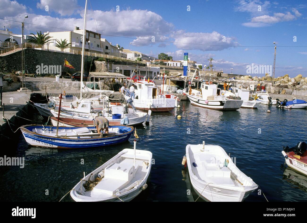 Villaricos, port and village (east coast of Almería Stock Photo - Alamy