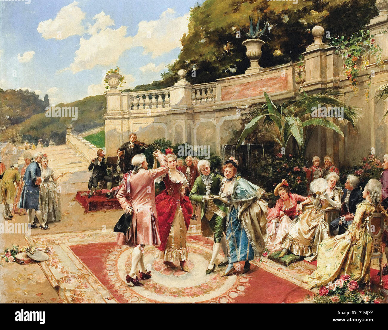 19th century garden party hi-res stock photography and images - Alamy