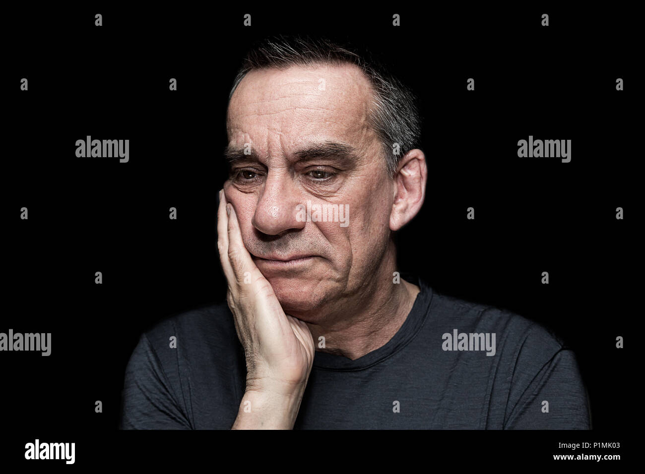 Frustration desperate man anguish suffering hi-res stock photography ...