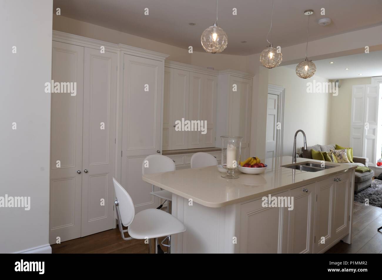 Traditional Style kitchen Interior Stock Photo - Alamy