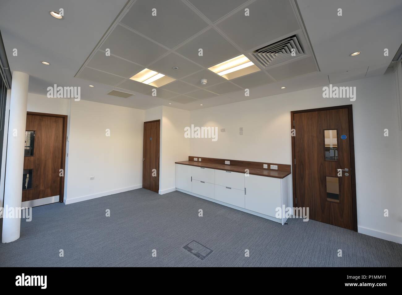 Modern Commercial office Interiors Stock Photo - Alamy