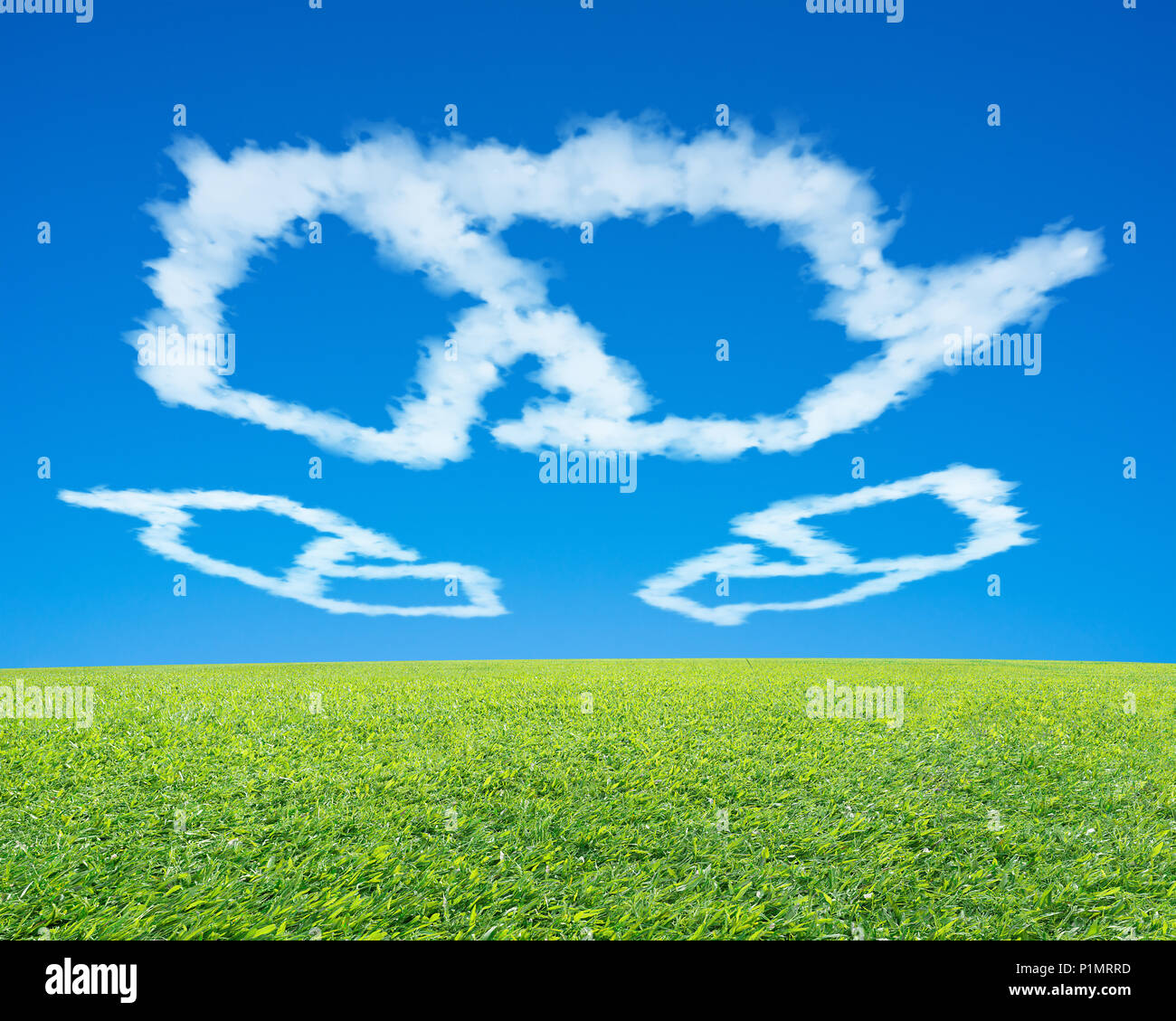 Recycle Symbol Clouds High Resolution Stock Photography and Images - Alamy