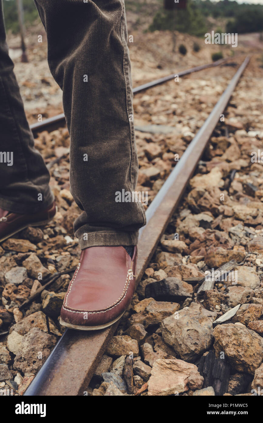 Feet Railroad Stock Photos & Feet Railroad Stock Images - Alamy
