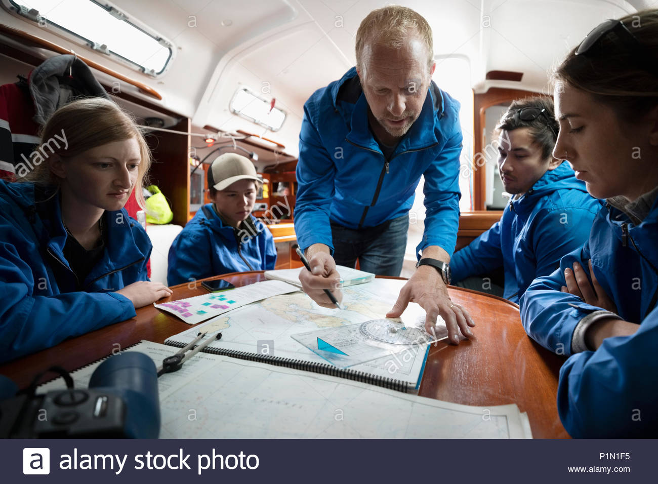Plotting compass hi-res stock photography and images - Alamy
