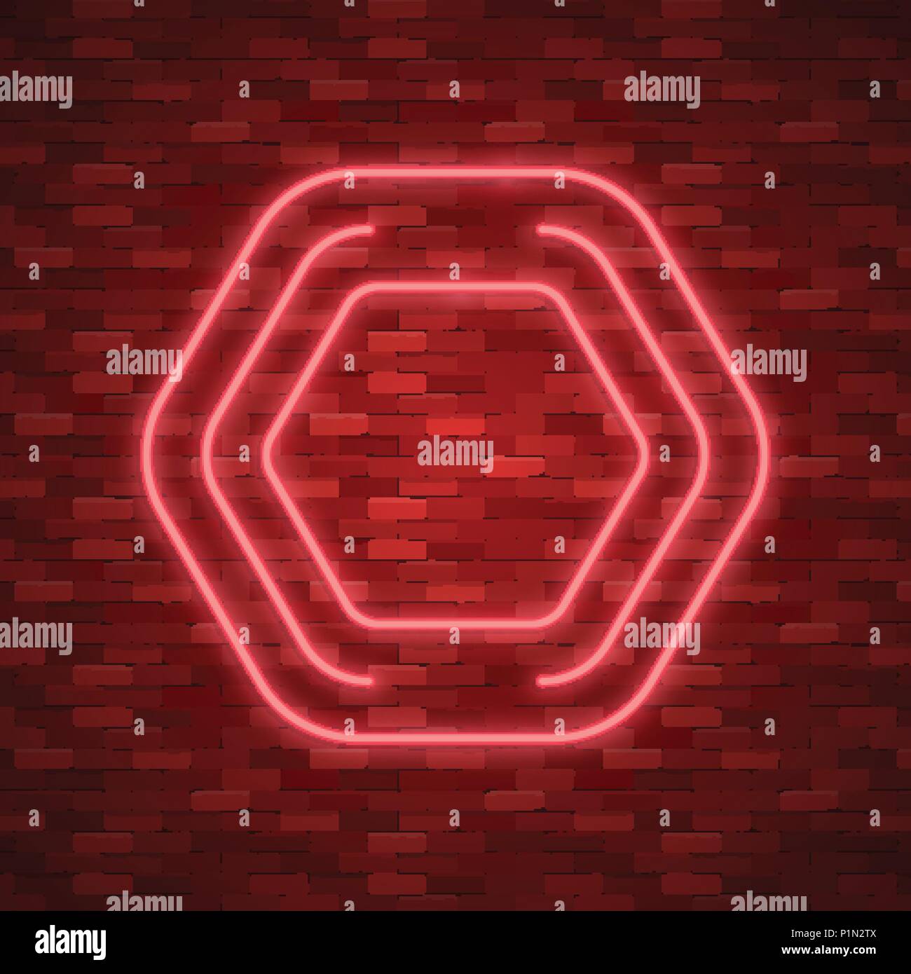 Glowing blue line light Stock Vector Images - Alamy