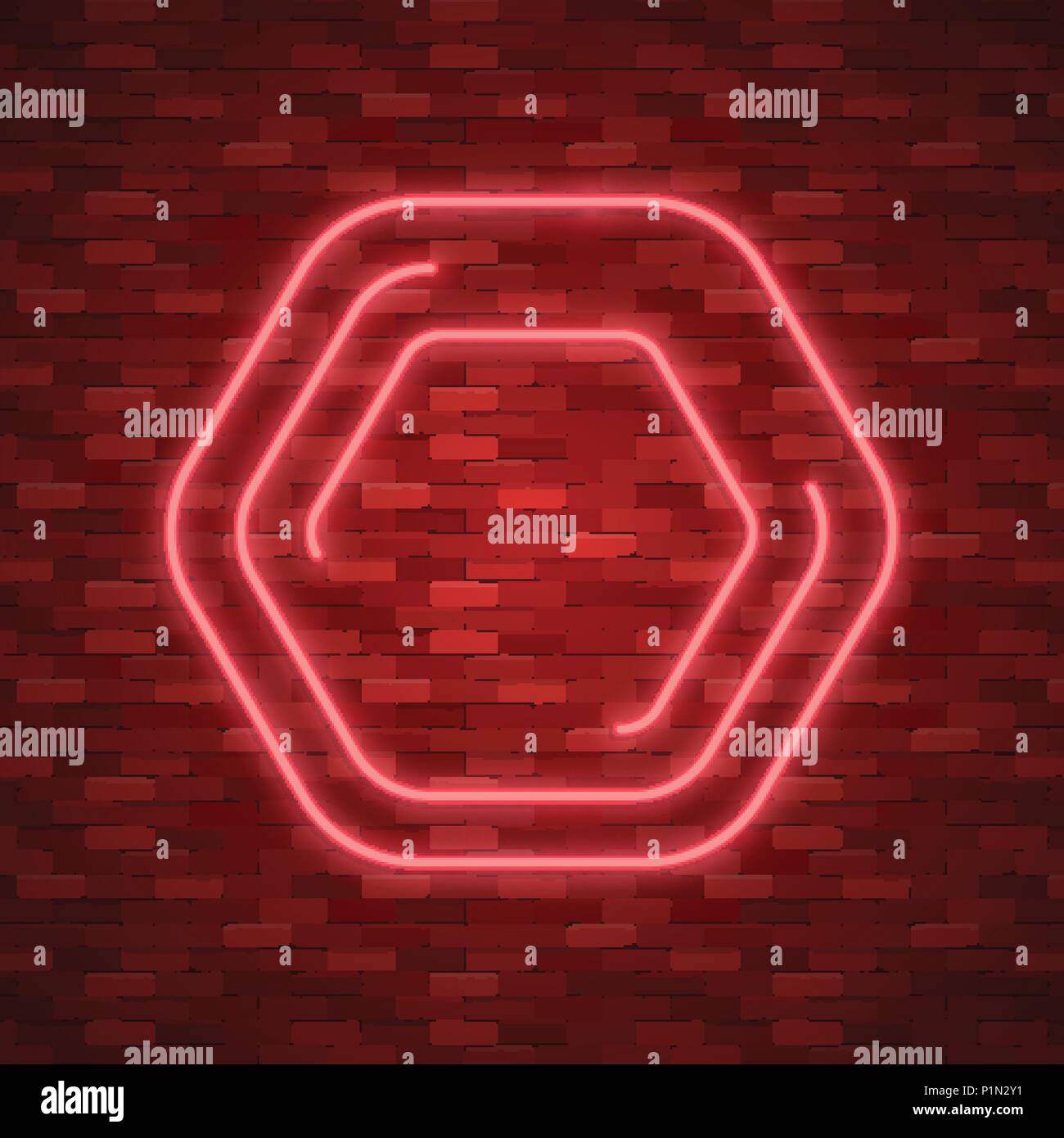Line Border with Light Effects Stock Vector Image & Art - Alamy