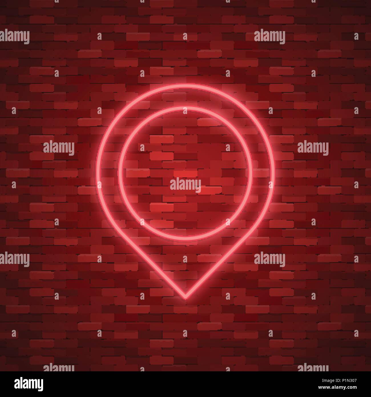 Energy light ring neon Stock Vector Images - Alamy