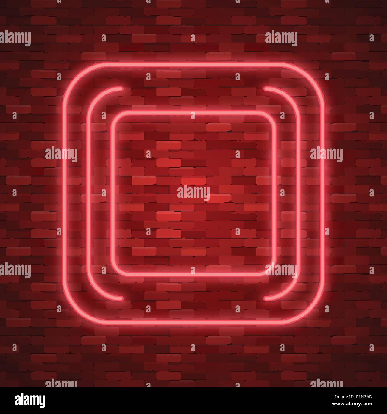 Abstract line neon effect Stock Vector Images - Alamy