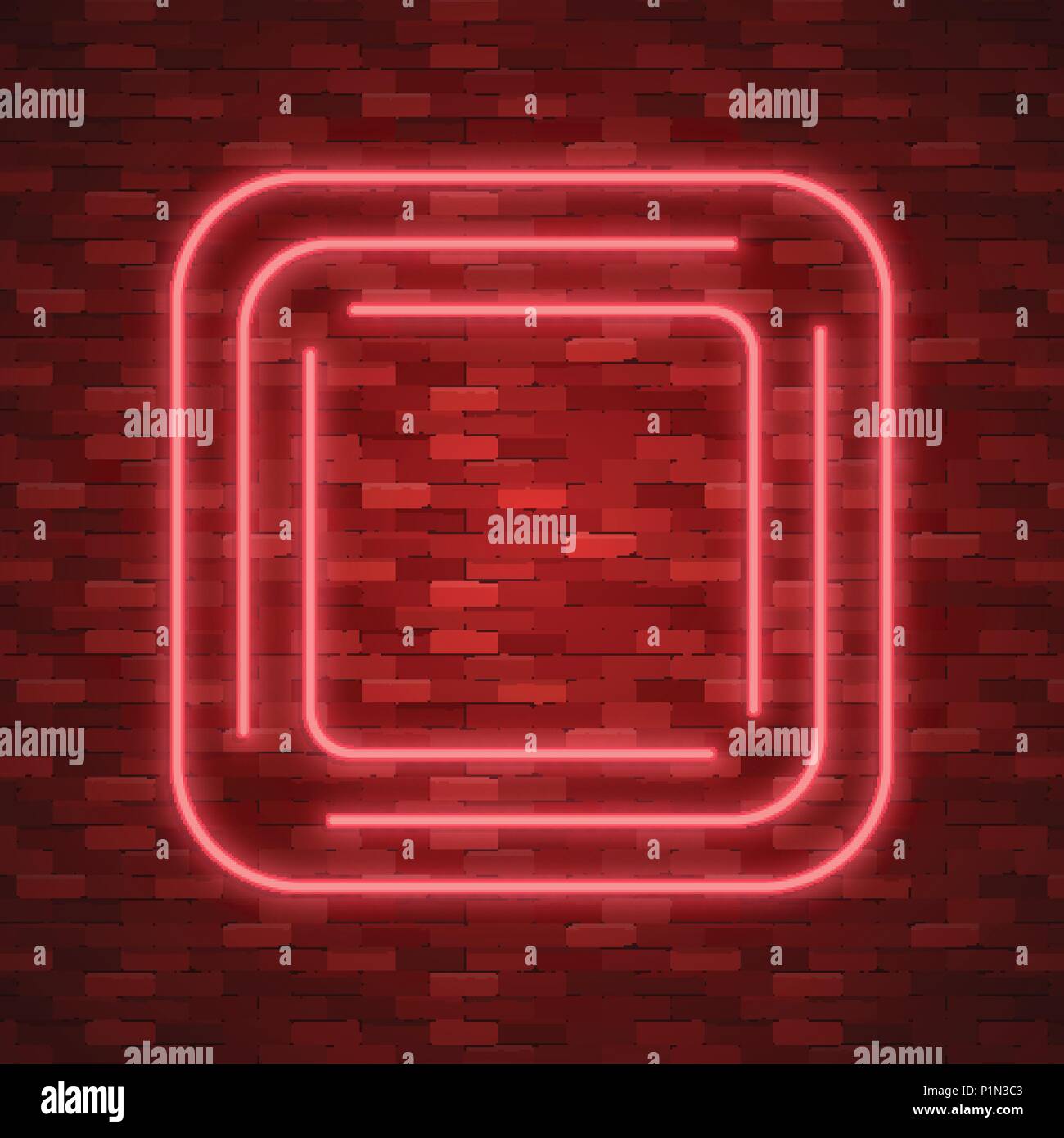 Dark blue neon background Stock Vector Images - Alamy
