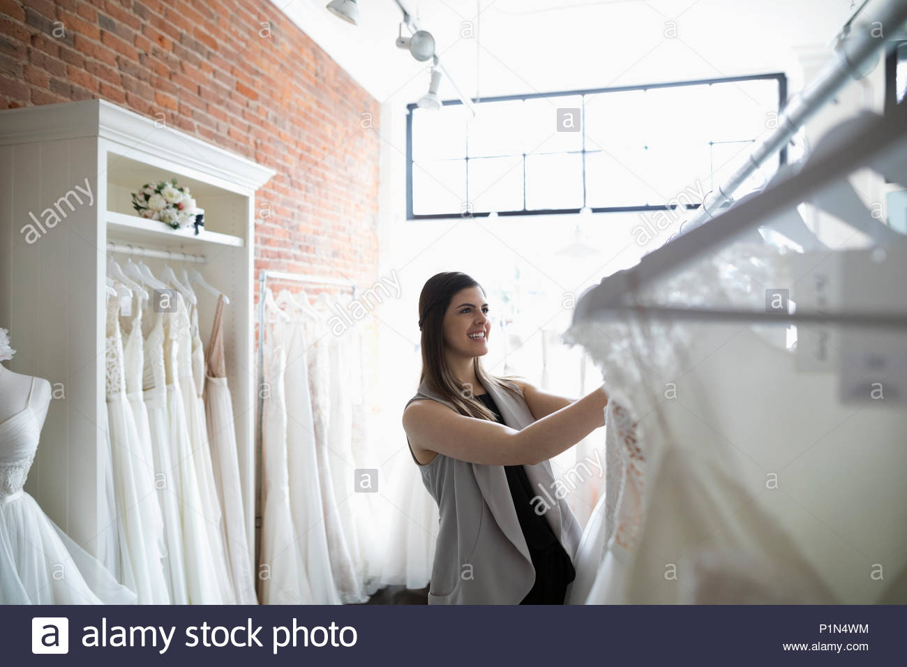 Wedding dress bride arms hi-res stock photography and images - Alamy