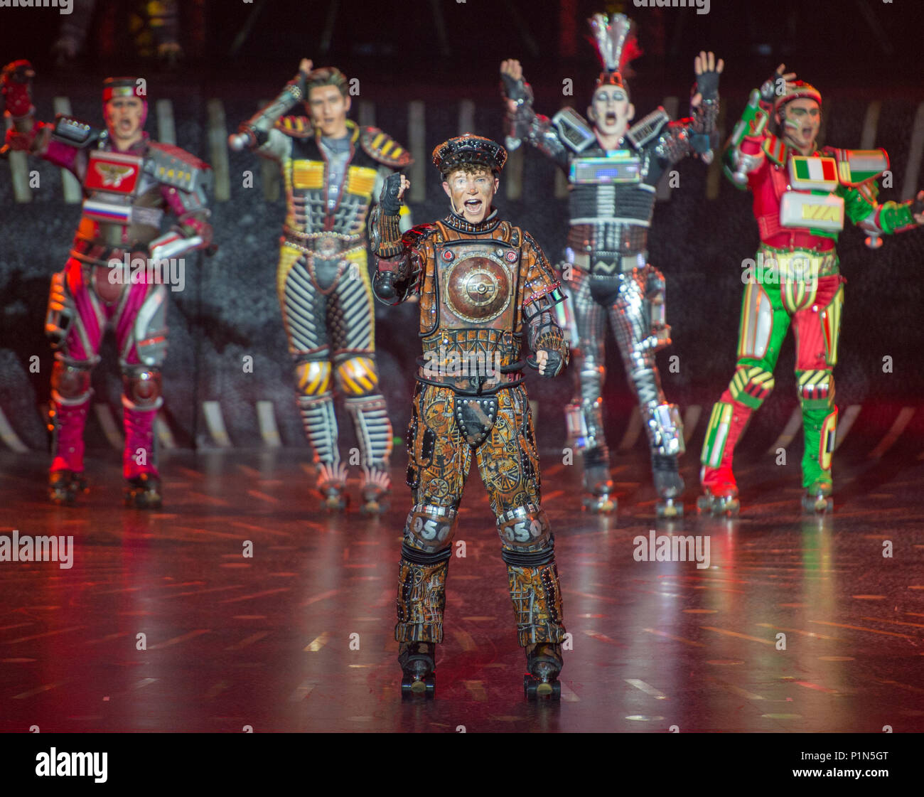 10 June 2018, Germany, Bochum: Blake Patrick Anderson (c) as Rusty the ...