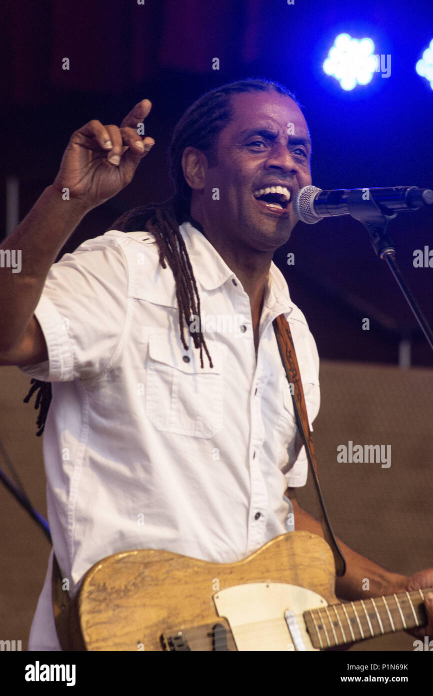 Chicago, Illinois, USA. 10th June, 2018. The annual Blues Festival, a ...
