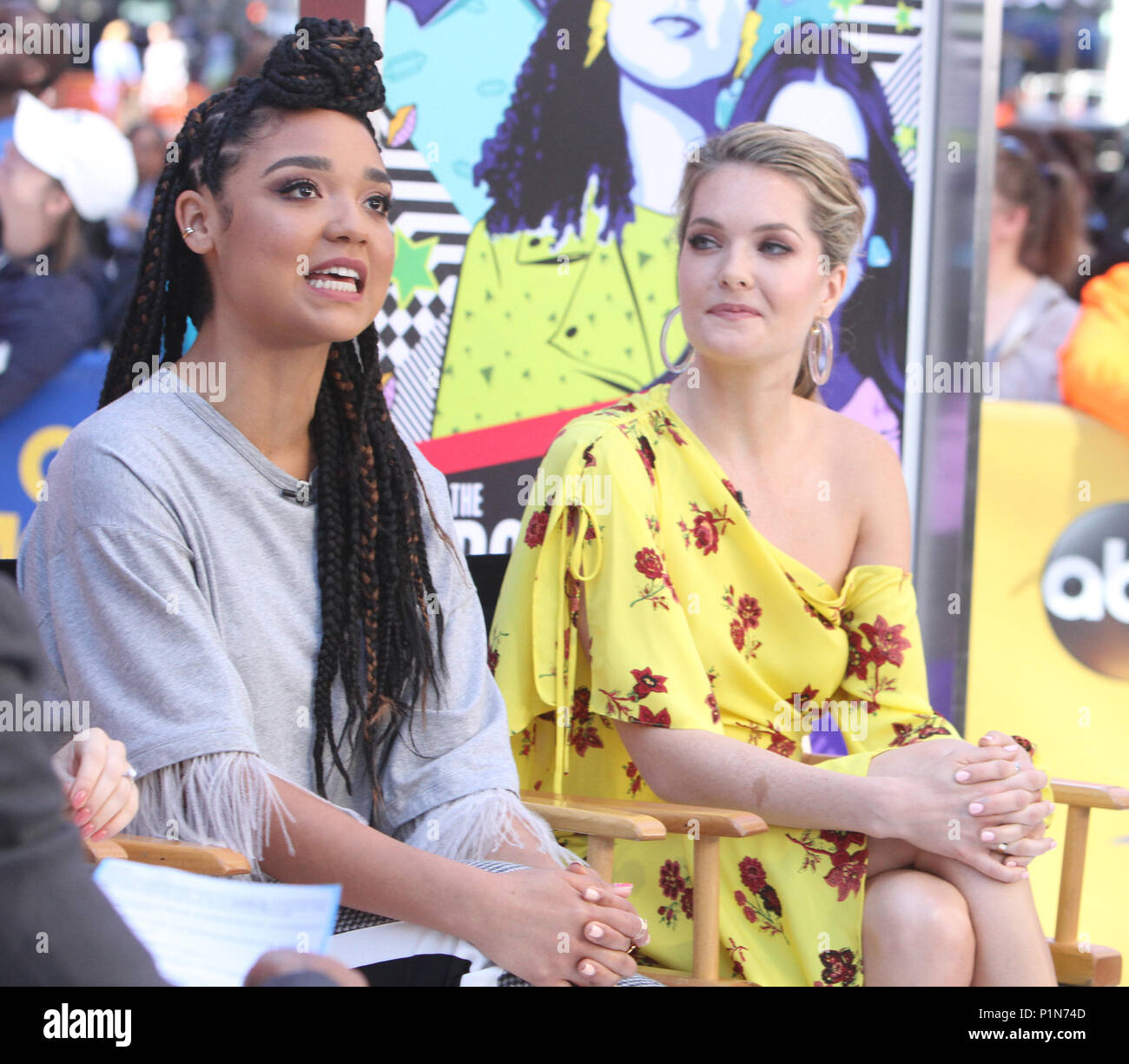 New York, NY, USA. 12th June, 2018. Aisha Dee. Meghann Fahy at Good ...