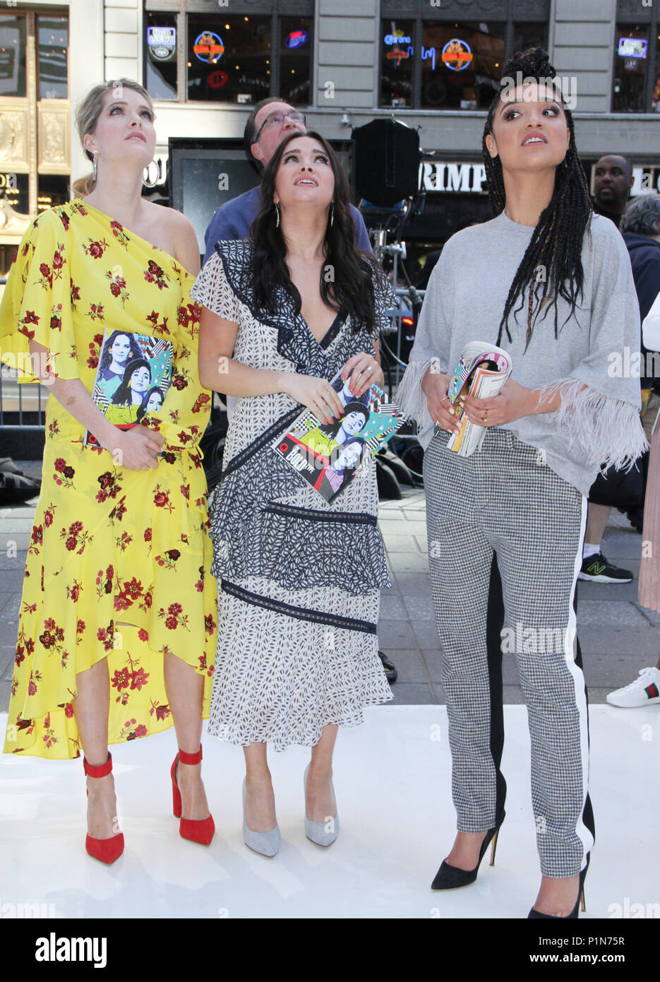 New York, NY, USA. 12th June, 2018. Meghann Fahy, Kate Stevens, Aisha ...