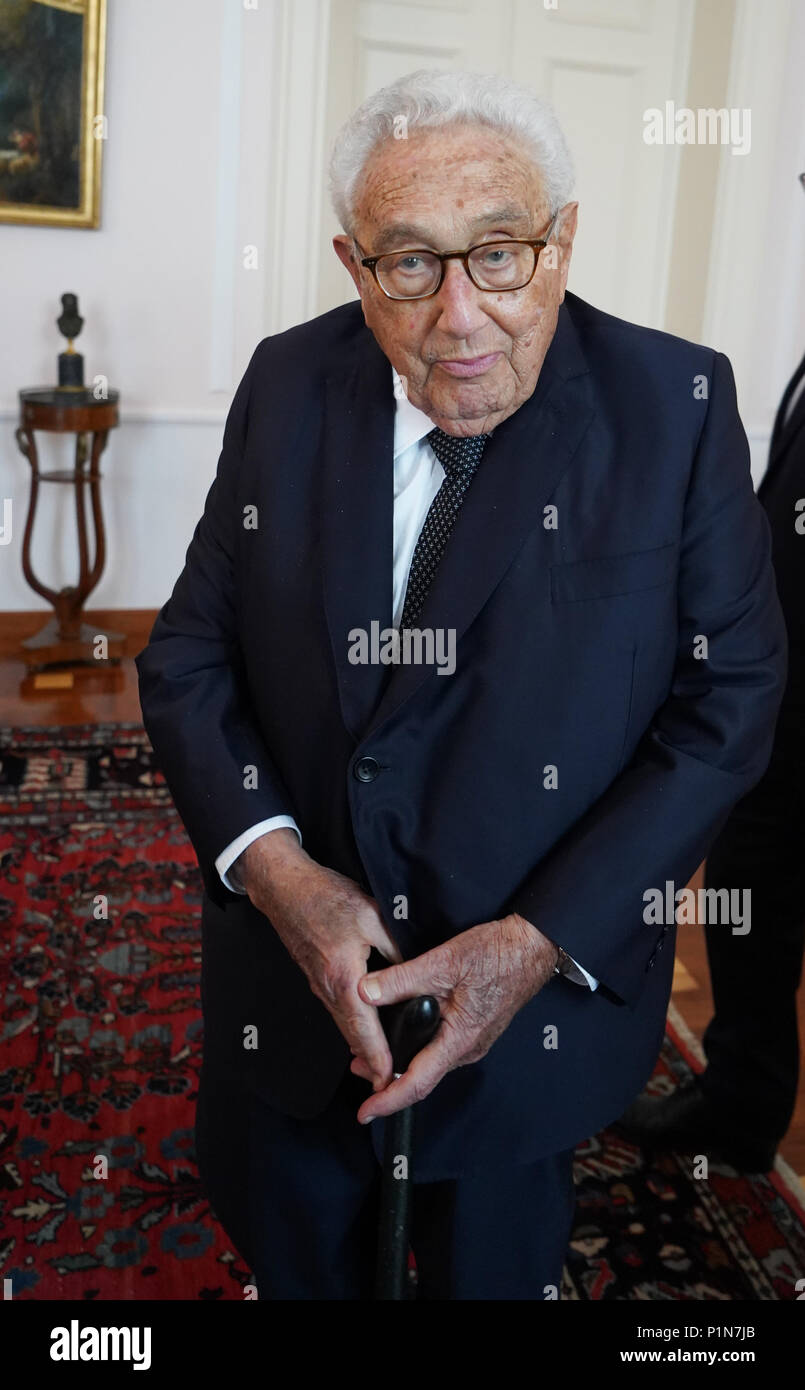 12 June 2018, Germany, Berlin: Henry A. Kissinger at a reception ...