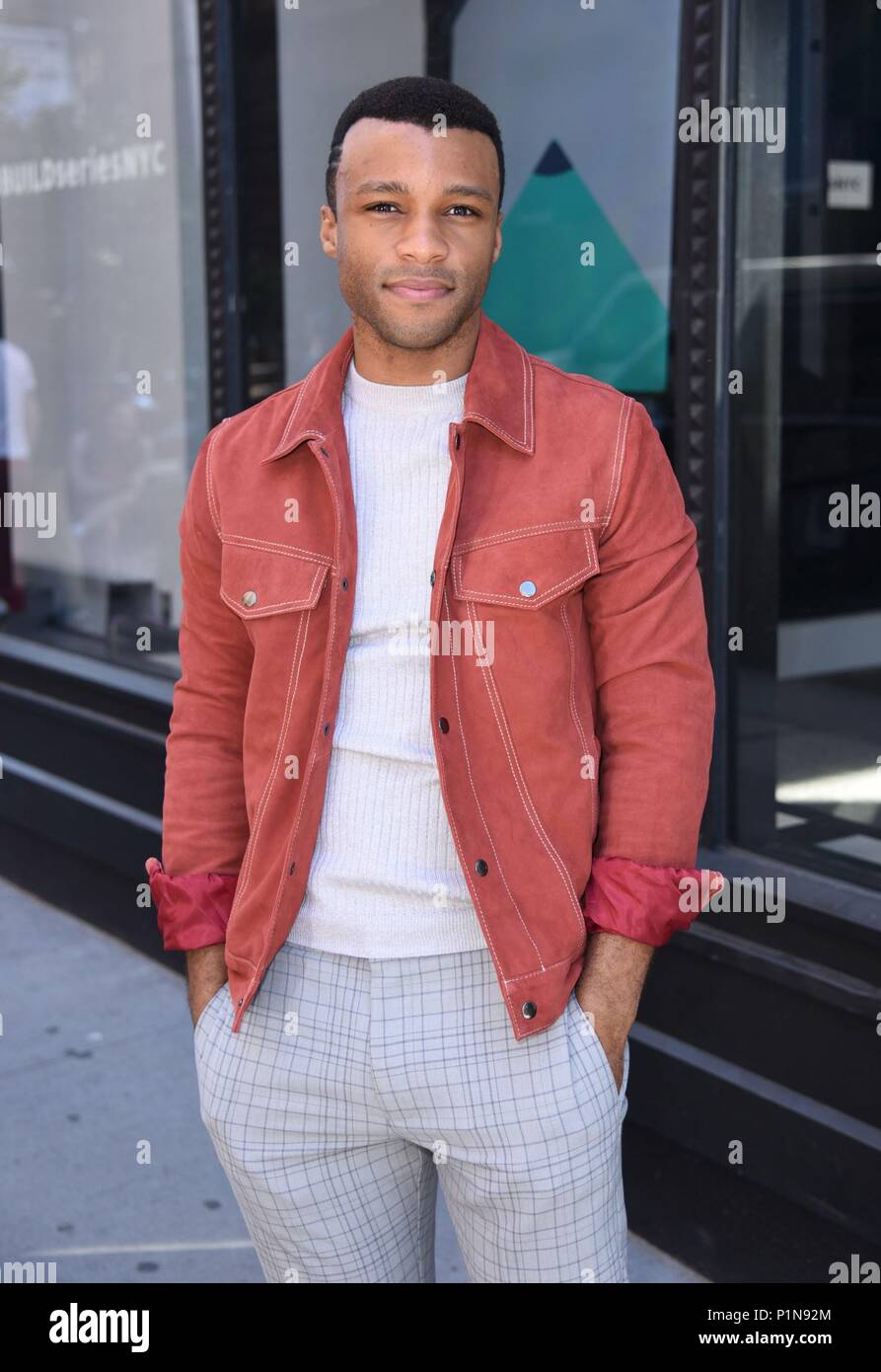 New York, NY, USA. 12th June, 2018. Dyllon Burnside, seen at BUILD ...