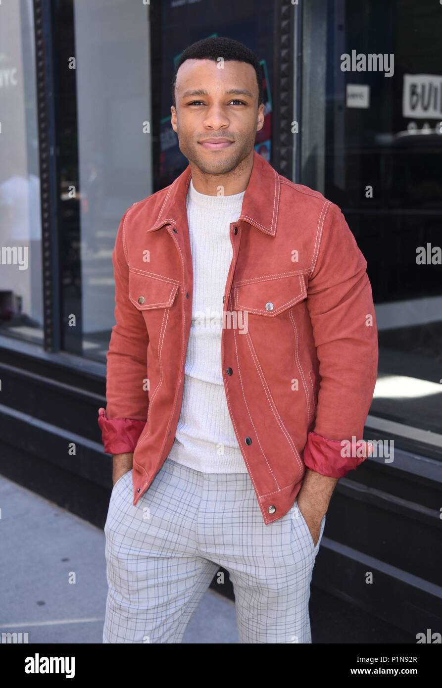 New York, NY, USA. 12th June, 2018. Dyllon Burnside, seen at BUILD ...