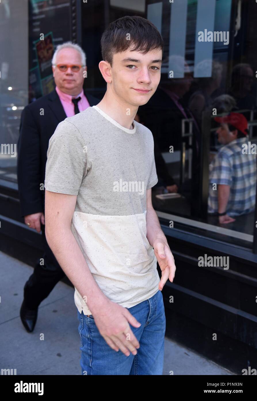 New York, NY, USA. 12th June, 2018. Lewis MacDougall, seen at BUILD Series to promote BOUNDARIES ...
