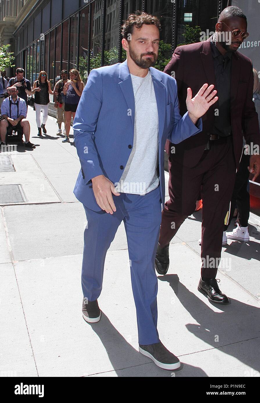 New York, NY, USA. 12th June, 2018. Jake Johnson at 'Build Series' to ...