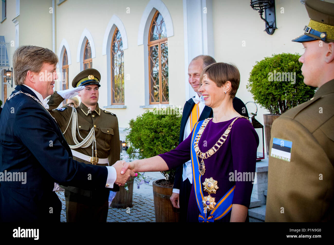 King Willem-Alexander of The Netherlands during an official state ...
