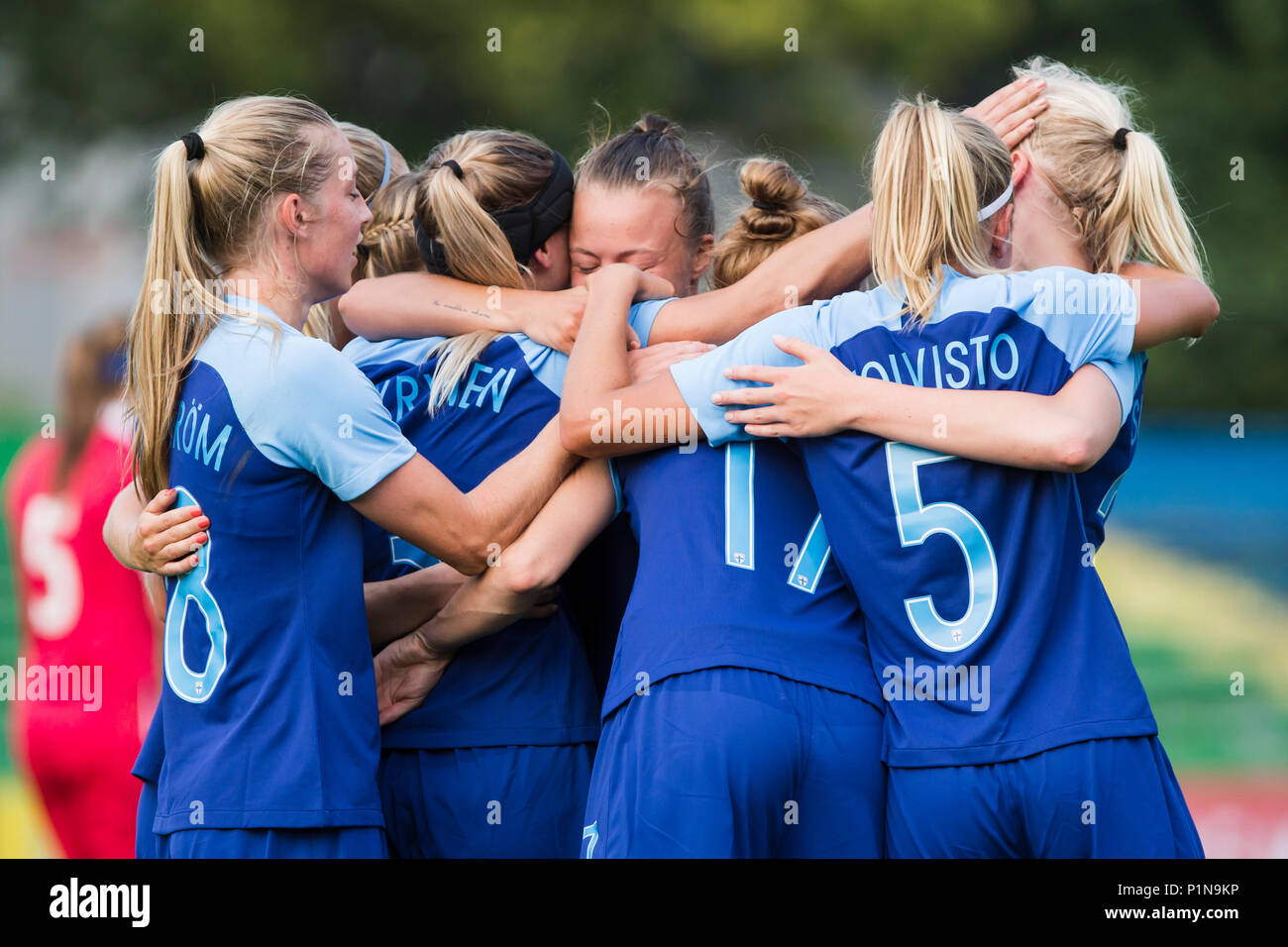 Belgrade, Serbia. 12th June 2018. Forward Linda Sallstrom of Finland ...