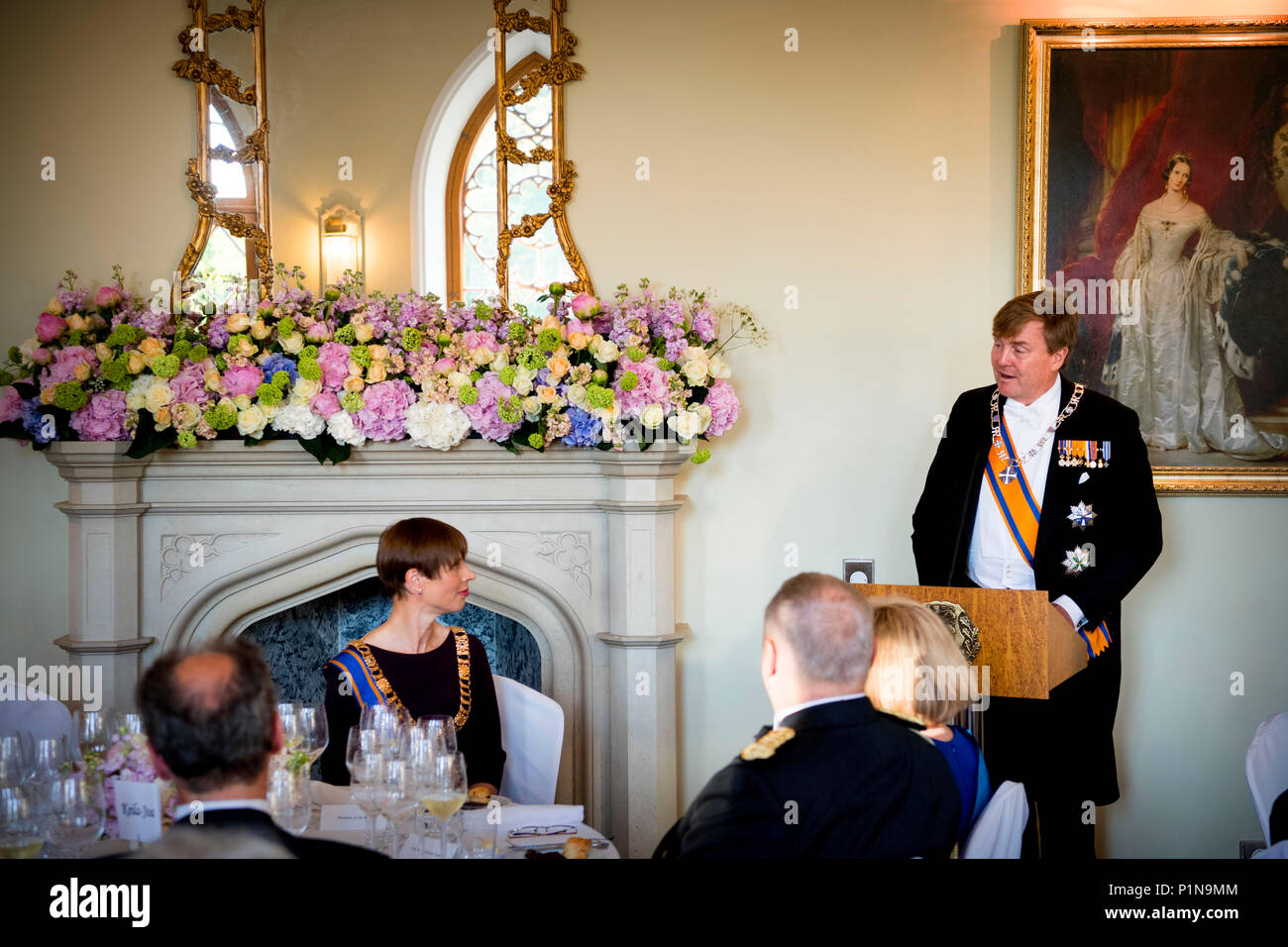 King Willem-Alexander of The Netherlands during an official state ...