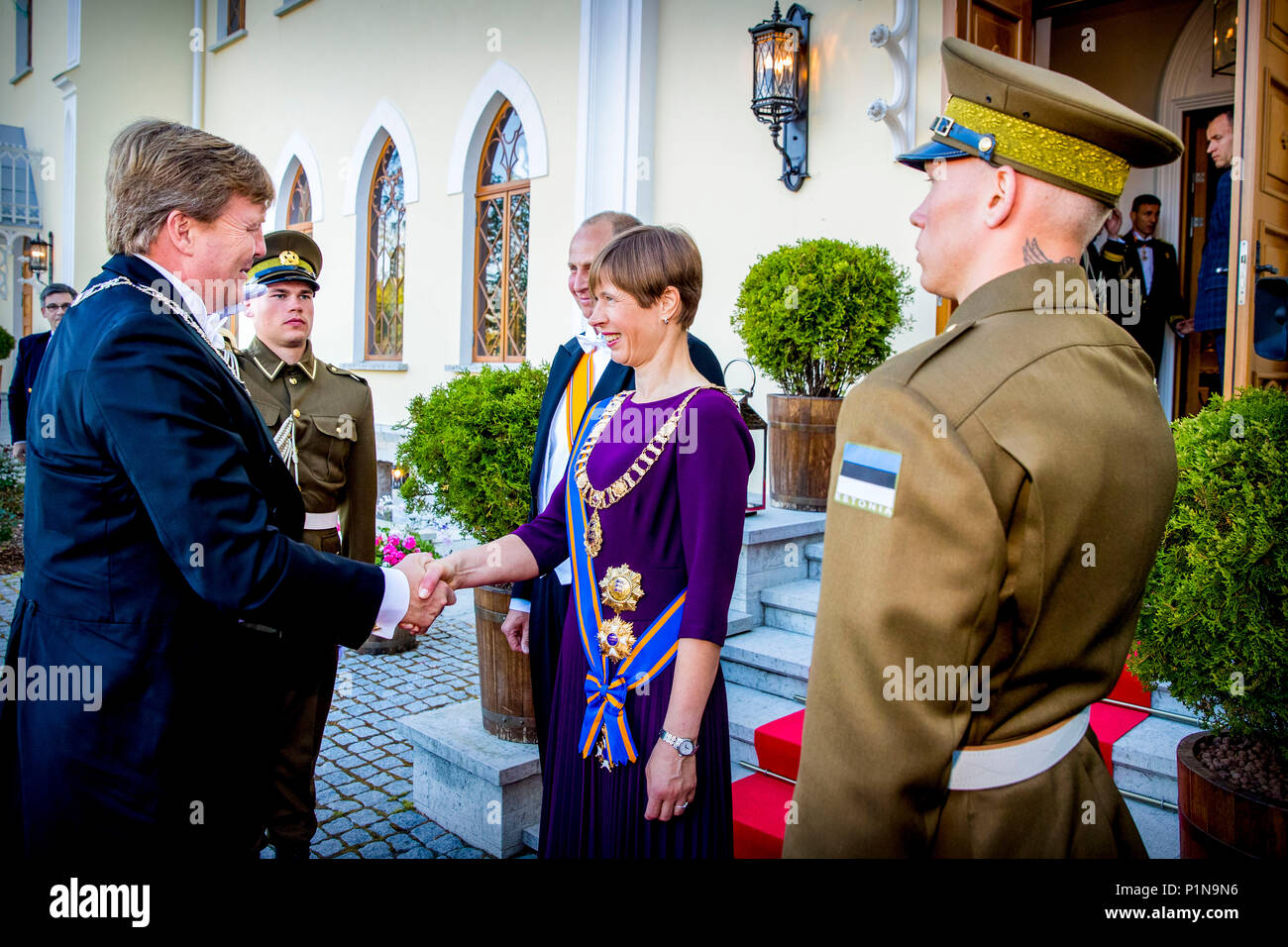 King Willem-Alexander of The Netherlands during an official state ...