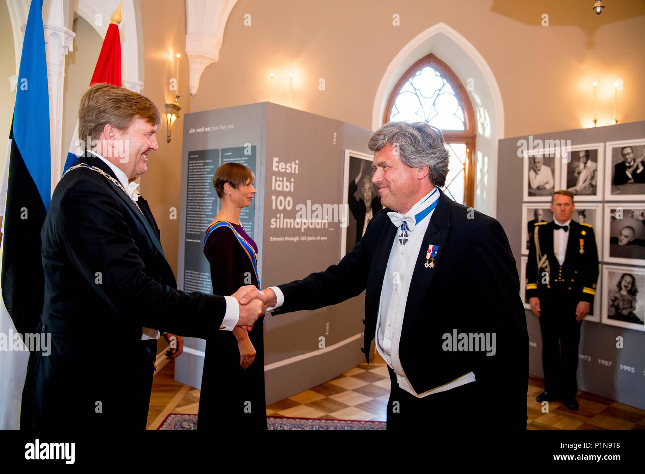 Tallinn, Estonia. 12th June, 2018. King Willem-Alexander of The ...