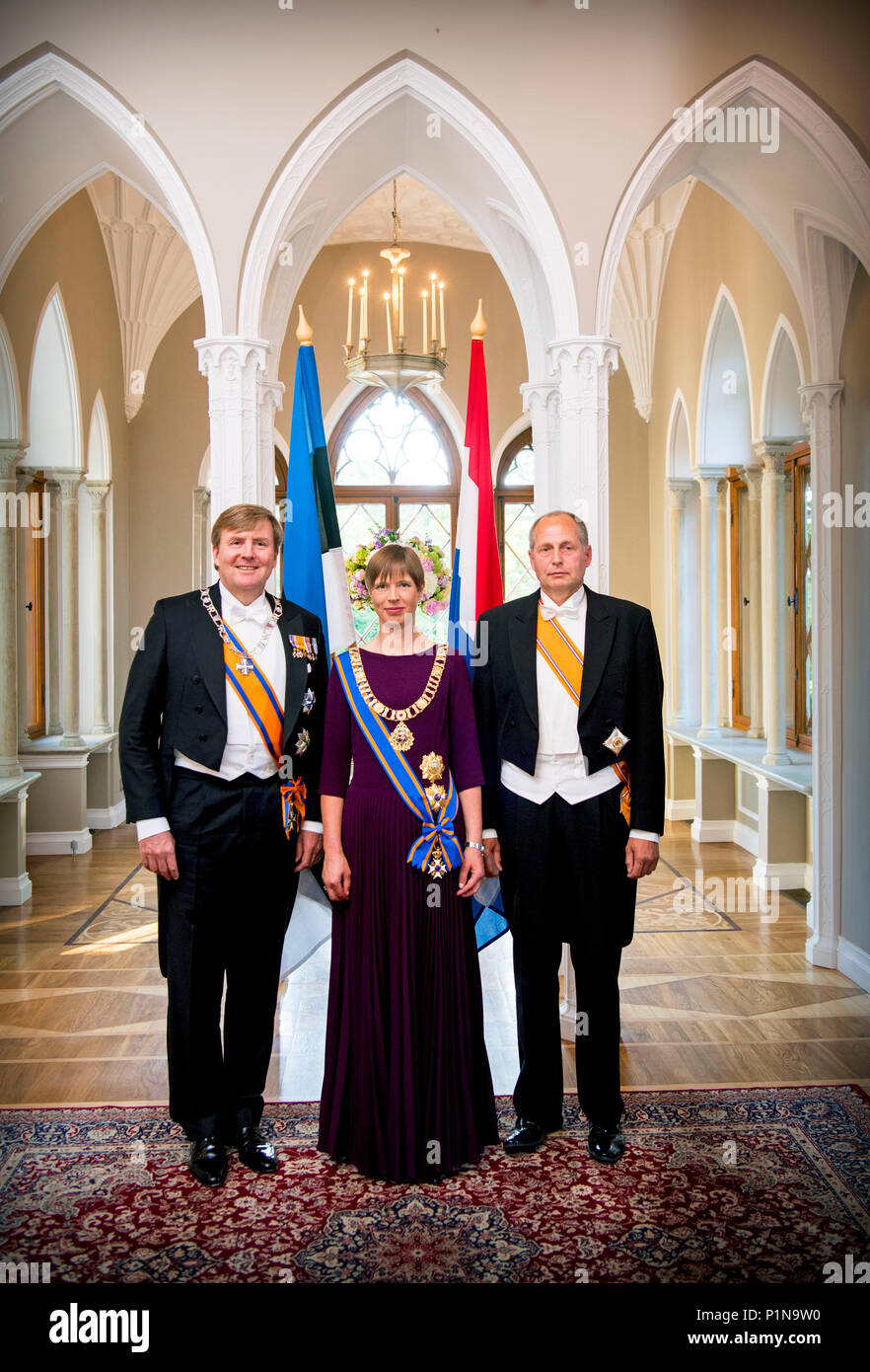 Tallinn, Estonia. 12th June, 2018. King Willem-Alexander of The ...