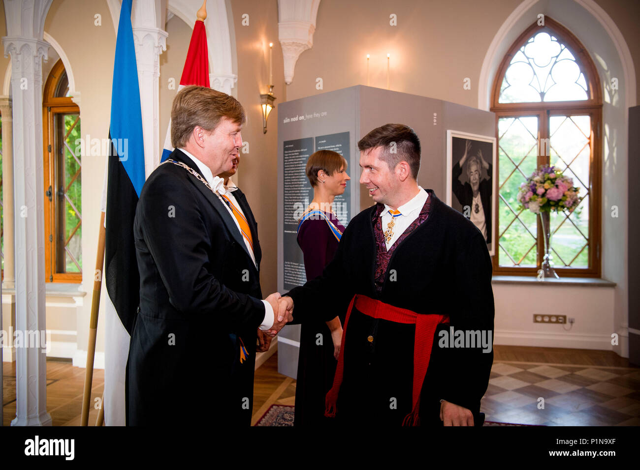 Tallinn, Estonia. 12th June, 2018. King Willem-Alexander of The ...