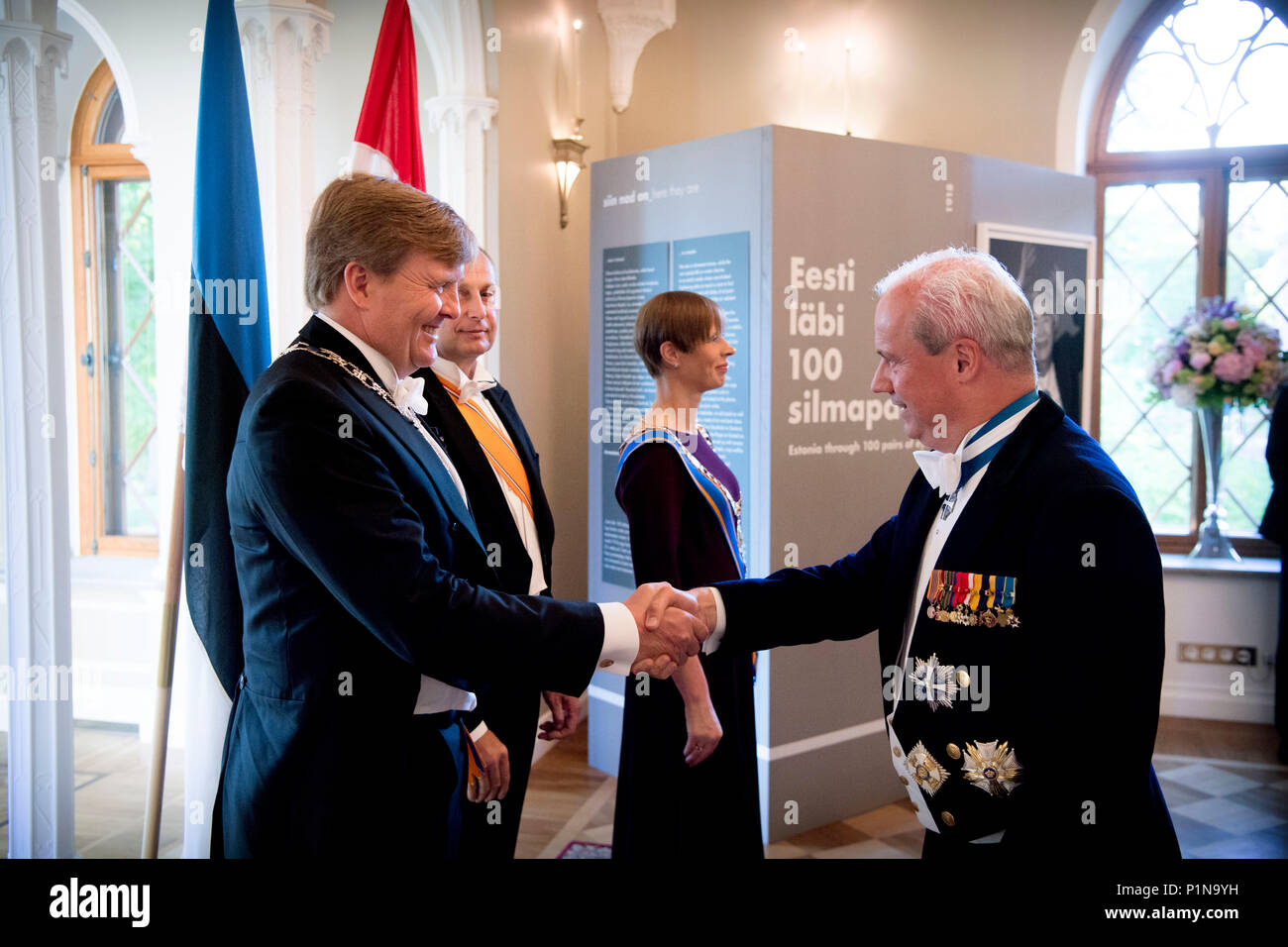 Tallinn, Estonia. 12th June, 2018. King Willem-Alexander of The ...