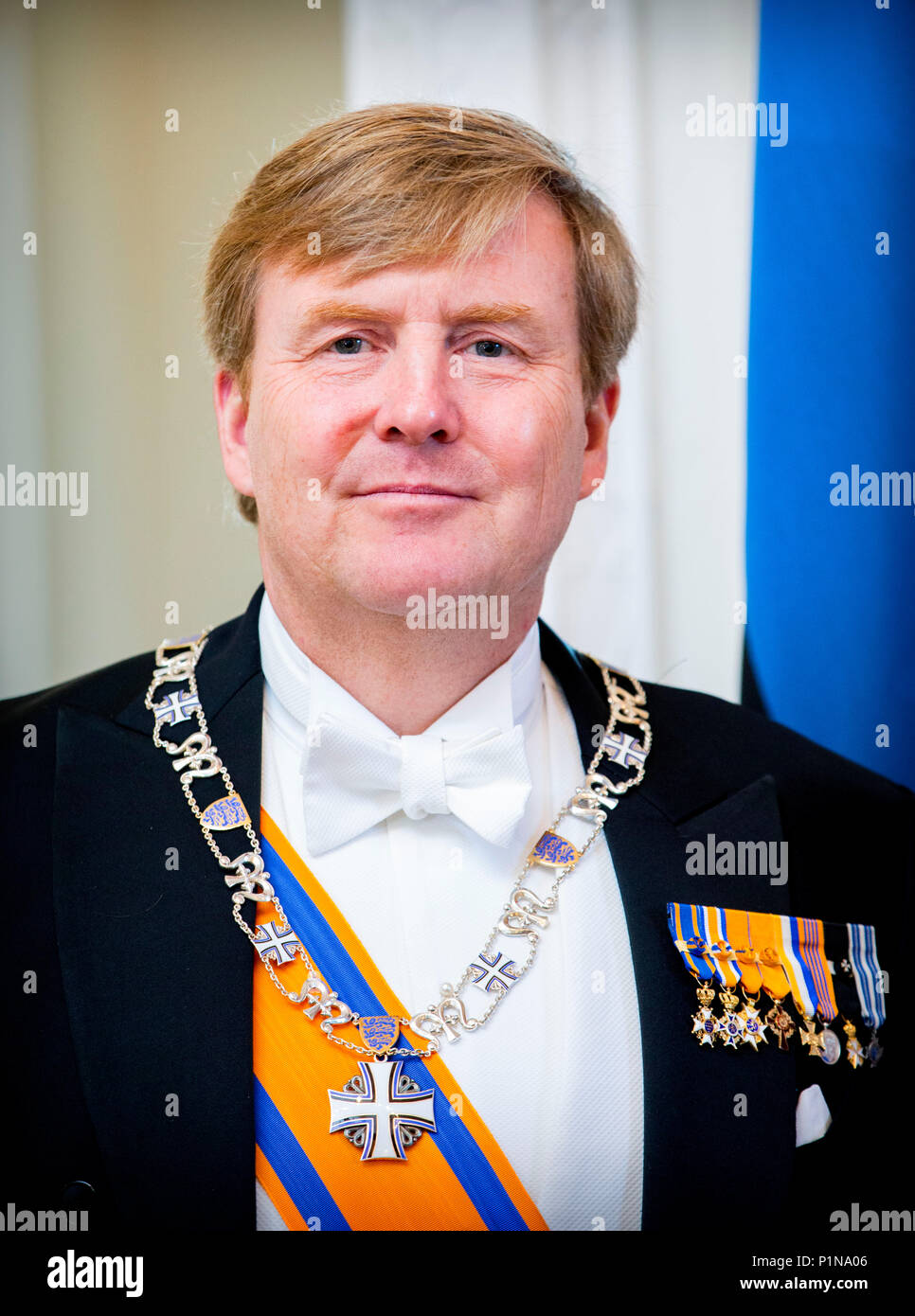Tallinn, Estonia. 12th June, 2018. King Willem-Alexander of The ...