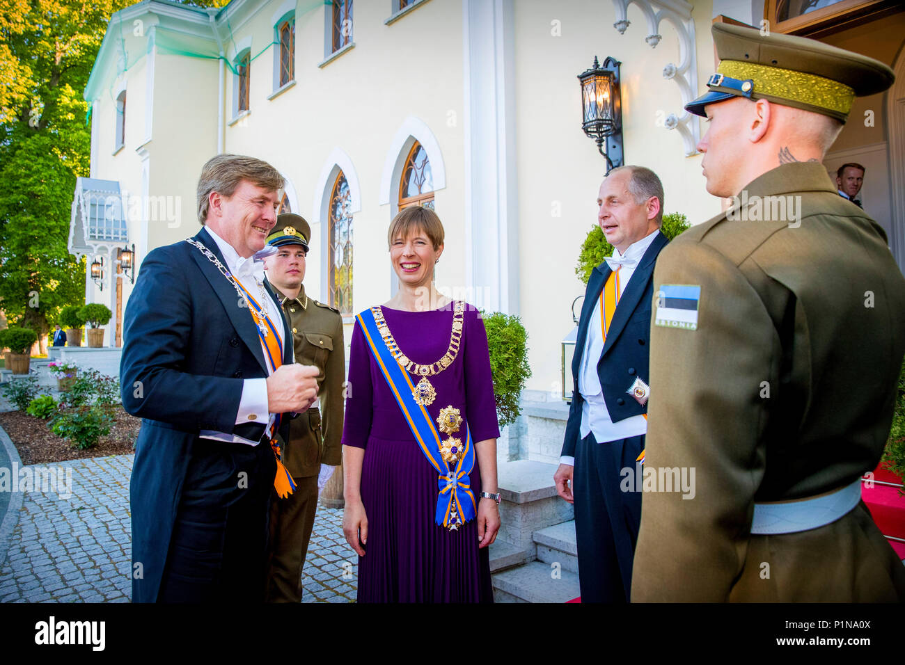 Tallinn, Estonia. 12th June, 2018. King Willem-Alexander of The ...