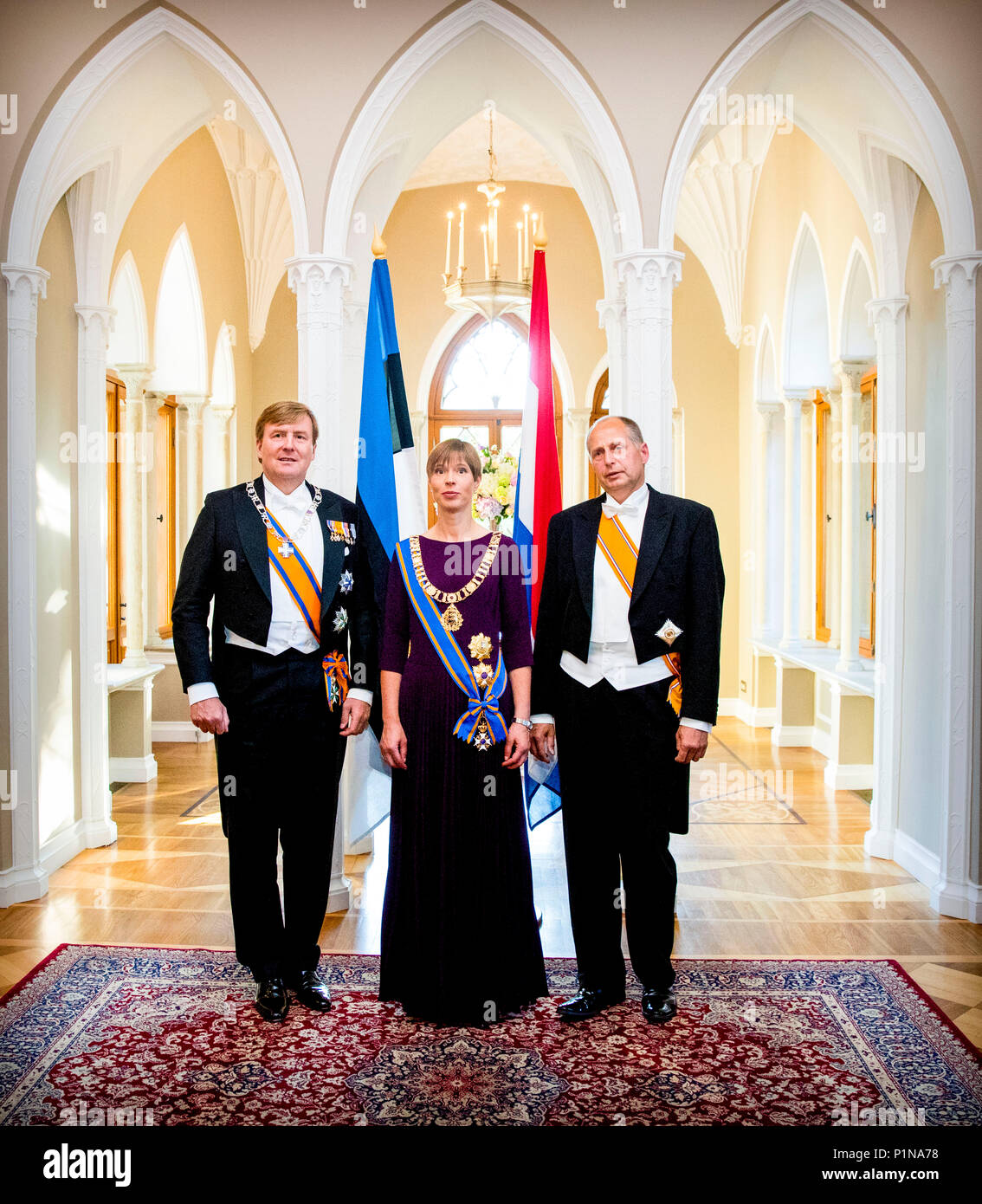 Tallinn, Estonia. 12th June, 2018. King Willem-Alexander of The ...